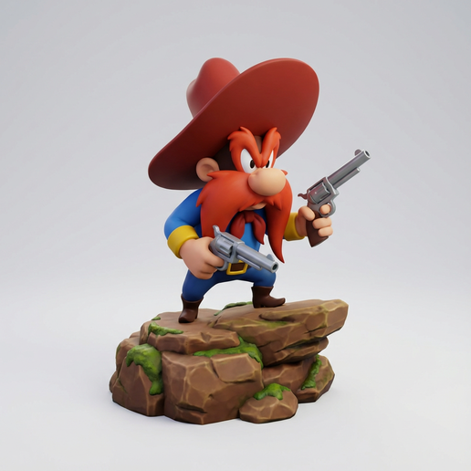 🐉 Yosemite Sam・Free STL File for 3D printing・Cults