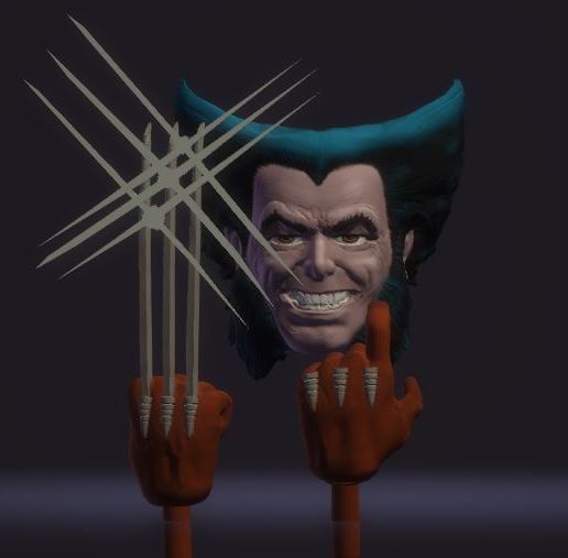 🦸 Wolverine/Logan Frank Miller head sculpt・ STL File for 3D printing・Cults