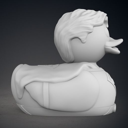 STL file Cute Superman Rubber Duck 🦸‍♂️ ・Design to download and 3D ...