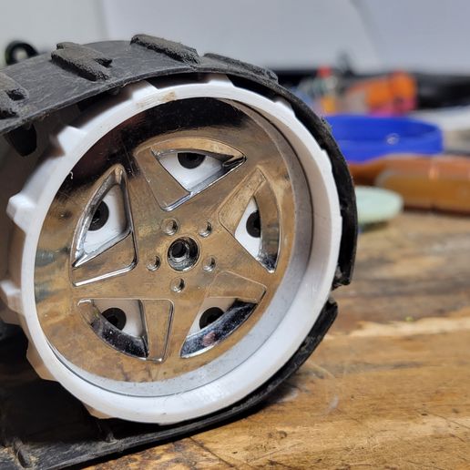 🛞 Tyco 9.6v Fast Traxx rear wheel・ STL File for ・Cults