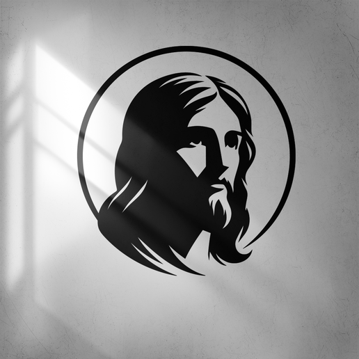 ️ Jesus 3D - Silhouette of jesus・ STL File for 3D printing and CNC ...