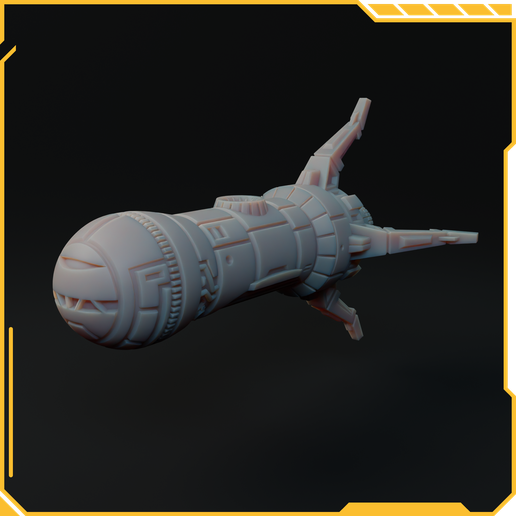 🚢 Scout-class jump ship・Free STL File for 3D printing・Cults