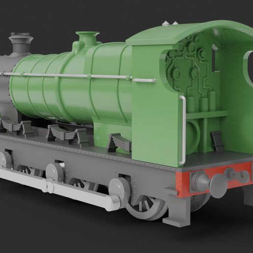 🚂 GWR Aberdare Locomotive Miniature Toy・ STL File for 3D printing・Cults