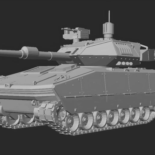 STL file Tulpar light tank hitfact mk2 turret 🪖 ・Design to download and ...