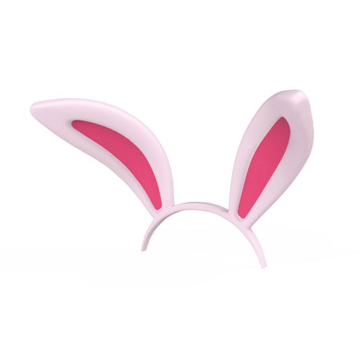 🐇 Headband Rabbit Ears NO.1・ STL File for 3D printing・Cults
