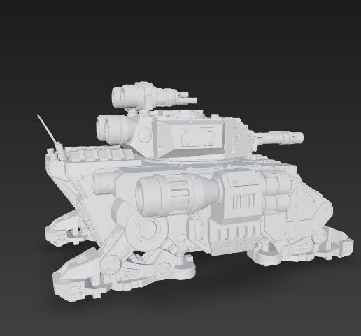 🪖 3D Printable Iron Oath 'Goliath' Heavy Assault Tank – Futuristic ...
