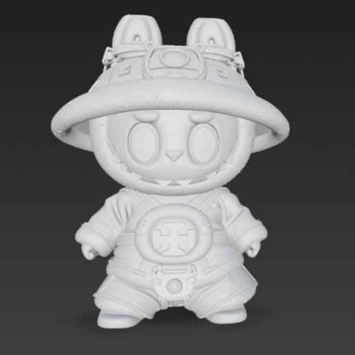 🗡️ LABUBU SAMURAI・ STL File for 3D printing・Cults