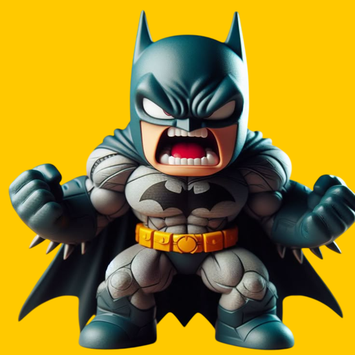 😡 Batman when he gets angry・ STL File for 3D printing・Cults