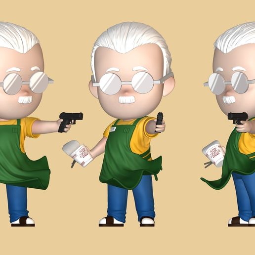 STL file Sakamoto Chibi 💬 ・3D print design to download・Cults