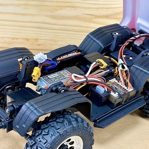 🚗 Inner Fender & Mudflag for HPI 1/18 Venture 18・ 3D File for 3D ...