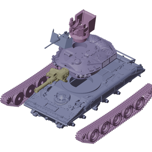 🪖 M551 Sheridan・ STL File for 3D printing・Cults