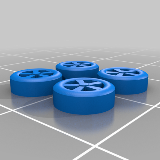 🎨 N Scale -- Wheel/Tire Combinations in 36" and 40" diameters.・Free 3D File for ・Cults