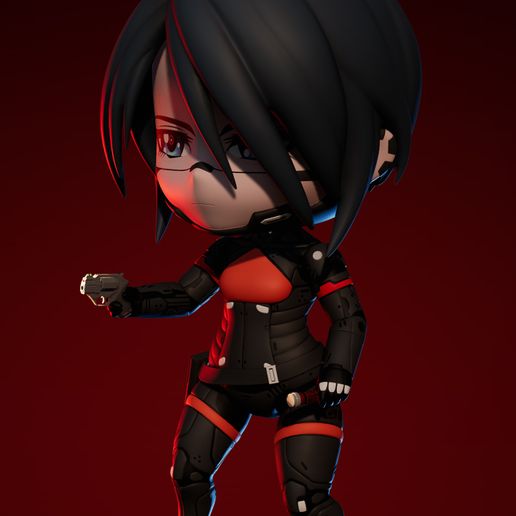 🆓 Elster - Signalis Nendoroid Fanart・Free STL File for 3D printing・Cults