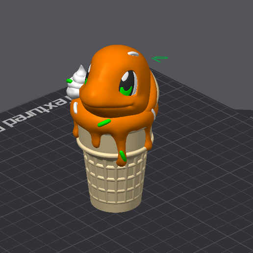 🧊 Ice Cream Charmander - Pokemon・ STL File for 3D printing・Cults