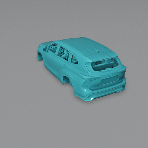 STL file Toyota Highlander 2021 🚗 ・Model to download and 3D print・Cults