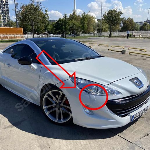 🚙 Peugeot RCZ headlight washer cover・ STL File for 3D printing・Cults