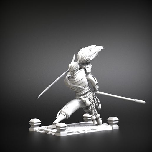🩸 Yasuo Blood moon 3D print model league of legends 3D print model・Free ...
