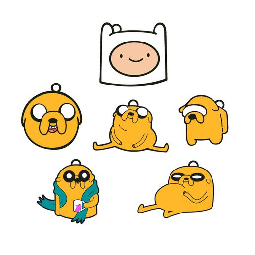 🐕 Jake the Dog keychain pack - Adventure Time・ 3D File for 3D printing ...