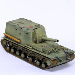 🧨 Object 212 Soviet experimental heavy artillery 1:100・3D Print with ...
