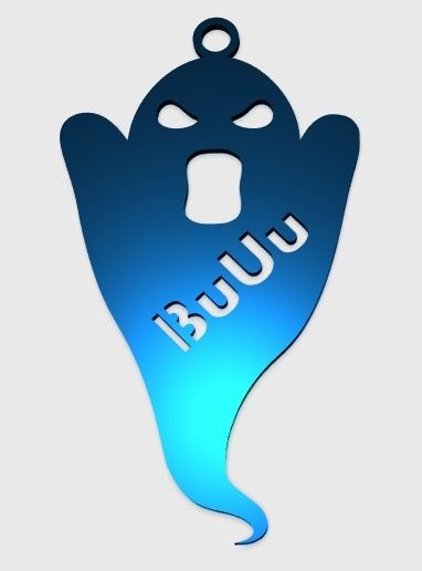 Free 3D file Ghost BuUu Pendant 👻 ・3D print model to download・Cults