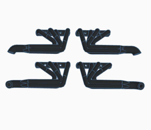 🚗 OUTLAW SPRINT CAR HEADERS・ STL File for 3D printing・Cults