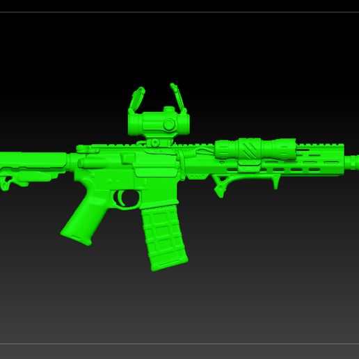 🪖 AR15 Scale Model Prop rifle - High Detail Military Collection ...
