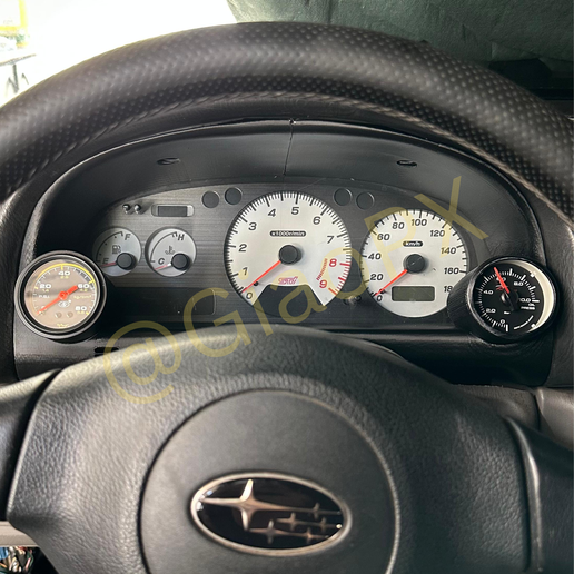 💨 Subaru GC8 V5 V6 Gauge Cluster Bezel 52mm Gauge・ STL File for 3D printing・Cults