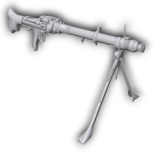 OBJ file Machine Gun 🔫 ・3D printer model to download・Cults