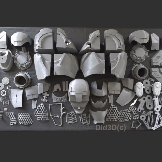 👤 IRONMAN Mark7 BUST LIFE SIZE Did3D 3D Print Ready・ 3D File for 3D ...