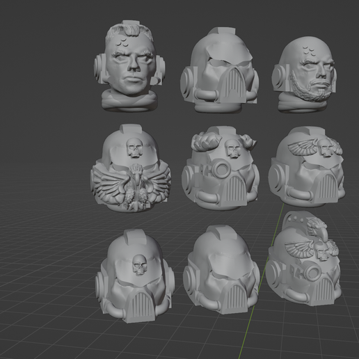 💂 multi part first born Marines・ 3D File for 3D printing・Cults