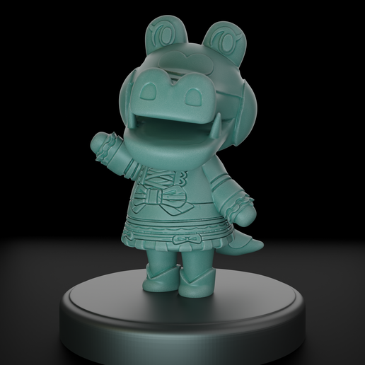 🎮 Gayle Animal Crossing Figure・ STL File for 3D printing・Cults