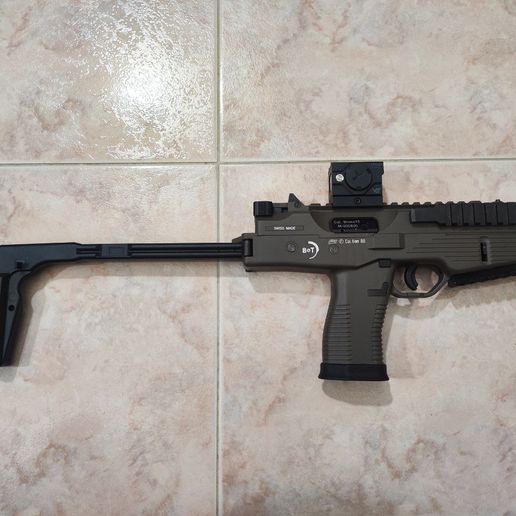 🔫 Low profile Rail for KWA/KSC MP9/TP9 GBB・ STL File for 3D printing・Cults