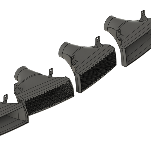 🚗 BMW E36 headlight air intake・Archivo STL para Impresión 3D・Cults