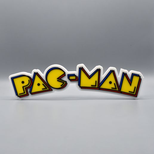 👨 Pac Man Retro Arcade MODULAR MODULAR LOGO / LETTERING・ STL File for ...