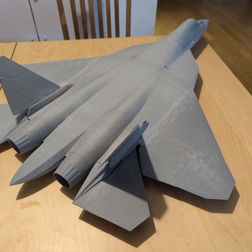 🛩️ RC SU-57 Felon 双 40mm EDF 喷气机 - Testfiles・文件用于 免费 STL 三维打印・Cults