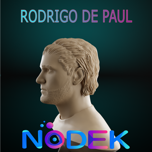 Archivo STL Rodrigo De Paul Bust 👤 ・Modelo para descargar y imprimir en ...