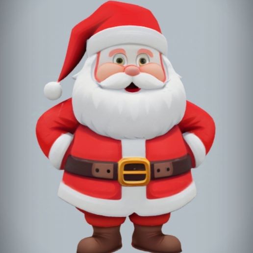 STL file Santa Cruz for Christmas 🎅 ・3D printer design to download・Cults