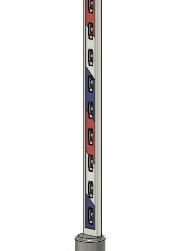 ☮️ Seed Pixels Peace Stake or Light Sticks・ STL File for 3D printing・Cults