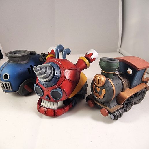 Archivo STL Skull Train - Zelda Spirit Tracks 💀 ・Objeto para impresora ...