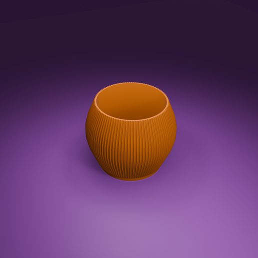 🏺 Curved Cylindrical STL Model with Tapered and Textured Vertical Line ...
