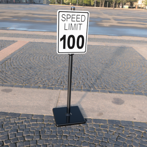 Fichier STL gratuit 1/10 Scale RC Drift 100 MPH Sign 💯 ・Plan imprimable ...