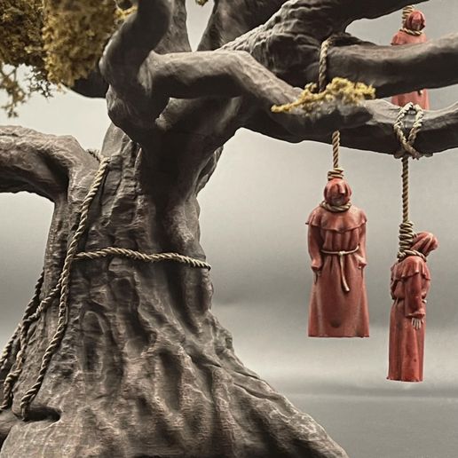 3D file Hangman's Tree - Whispers of Eternity 🌳 ・Model to download and 3D print・Cults