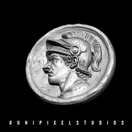 🏛️ Ancient Greek Coin STL | 3D Printable Bas-Relief Classical Coins ...