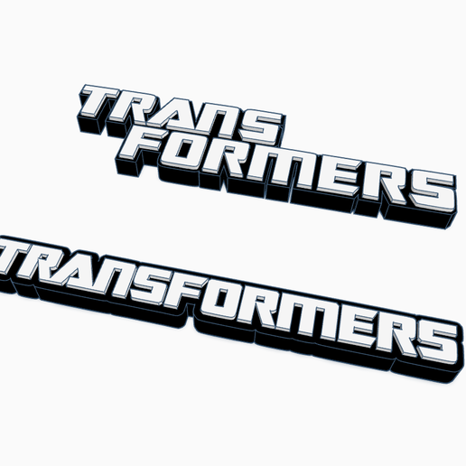 🤖 2x TRANSFORMERS Logo Display by MANIACMANCAVE3D・ STL File for 3D ...
