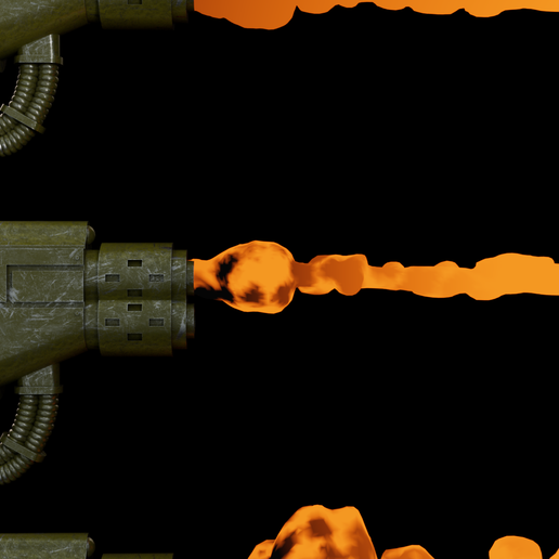 🔨 Melta shot effects・Free 3D File for ・Cults