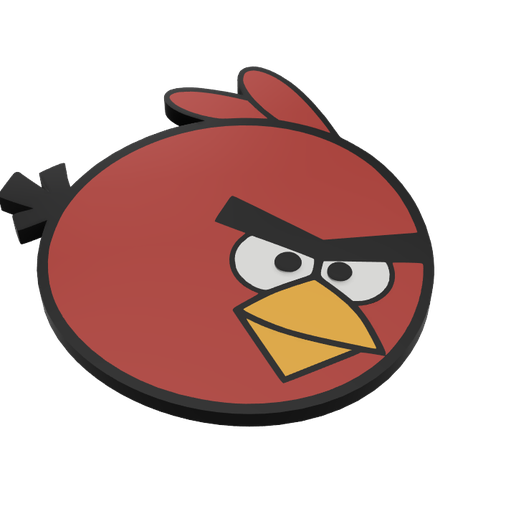 3D file Angry Bird RED 😡 ・Design to download and 3D print・Cults