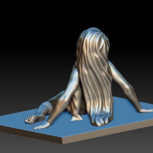 Stl File Fallen Girl 001 Easy Print ・3d Print Object To Download・cults