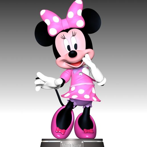 🐁 Minnie Mouse・ 3D File for 3D printing・Cults