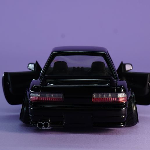 🚗 Nissan Onevia 240SX tooned car model kit・ STL File for 3D printing・Cults