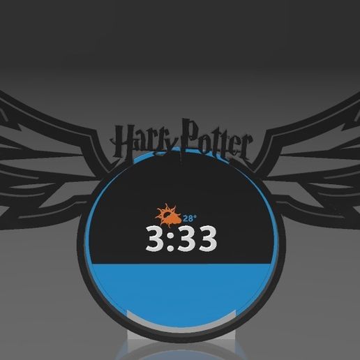 🍎 Suporte Alexa Echo Spot 2024 Argonath Golden Snitch Harry Potter・ STL ...